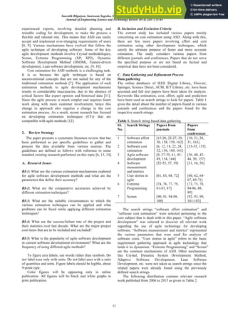 A Systematic Review On Software Cost Estimation In Agile Software Development | PDF