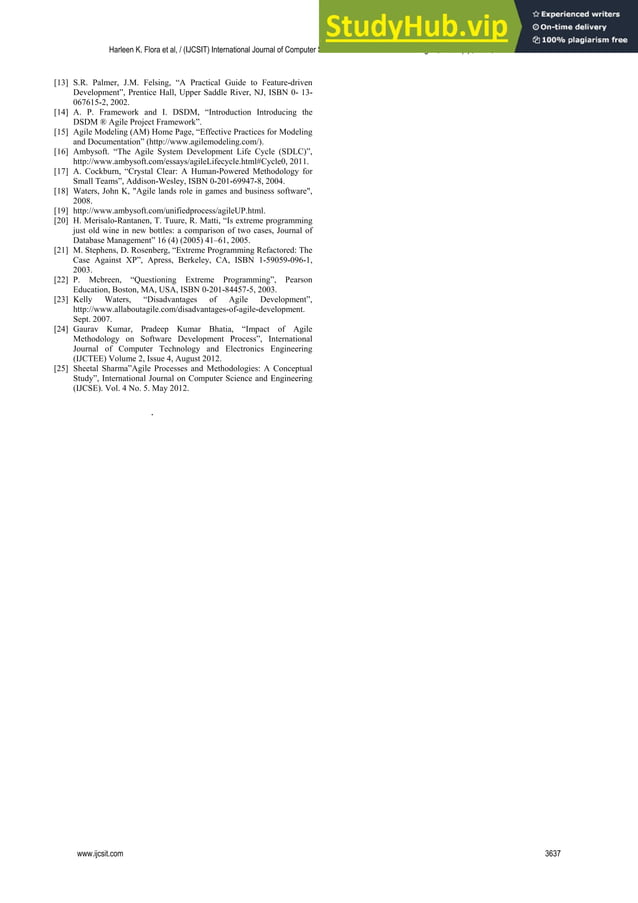 A Systematic Study On Agile Software Development Methodlogies And Practices | PDF | Computer ...