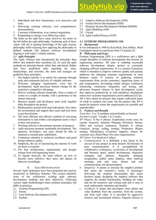 A Systematic Study On Agile Software Development Methodlogies And Practices | PDF | Computer ...