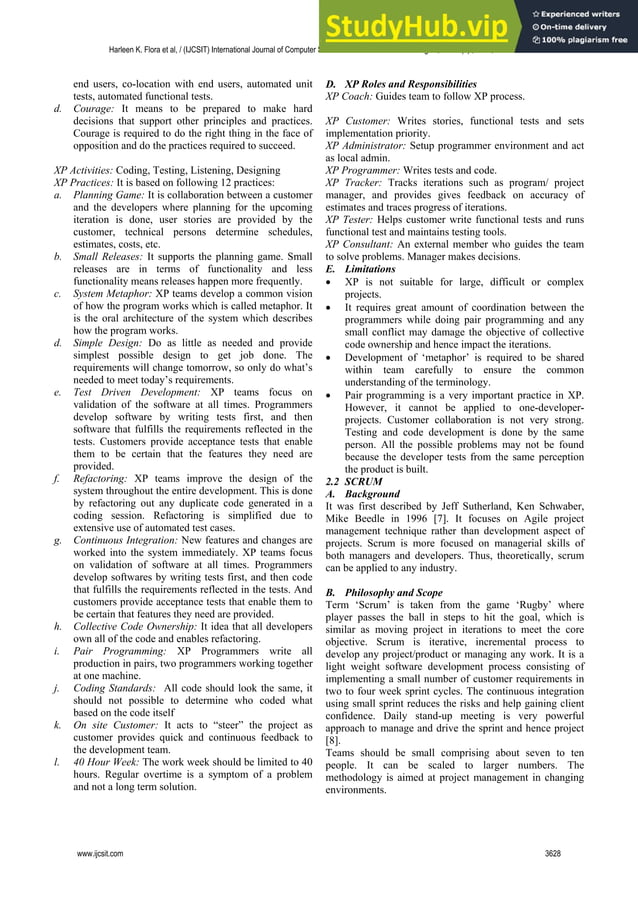 A Systematic Study On Agile Software Development Methodlogies And Practices | PDF | Computer ...