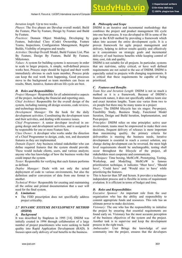 A Systematic Study On Agile Software Development Methodlogies And Practices | PDF | Computer ...