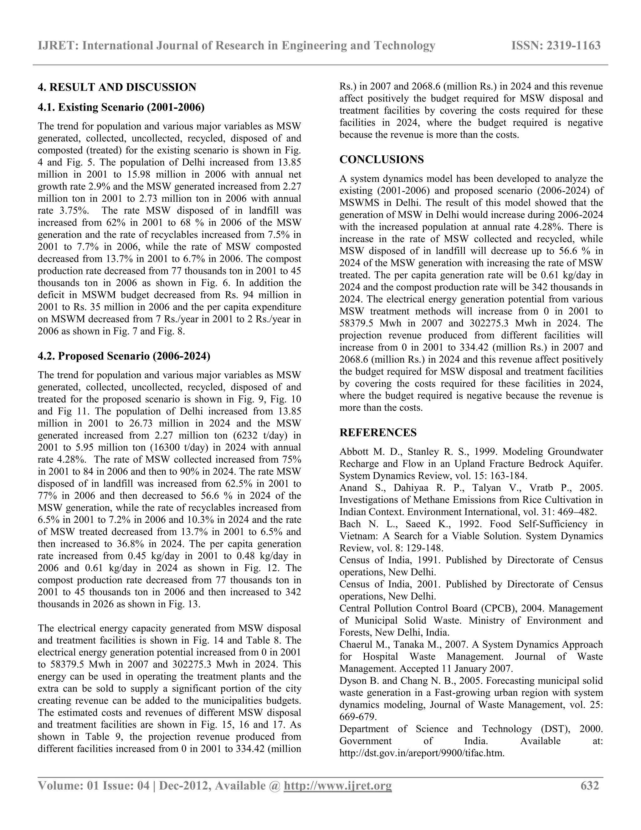 A system dynamics modeling of municipal solid waste management systems ...