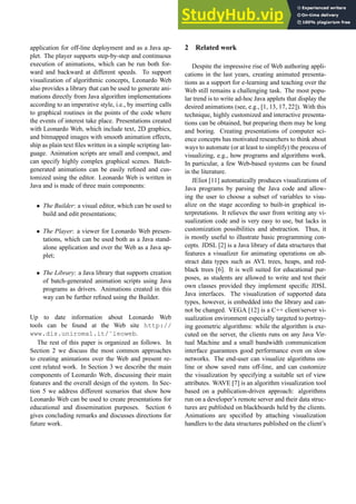 A System For Building Animated Presentations Over The Web | PDF