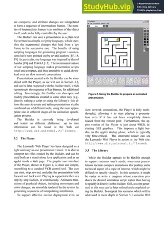 A System For Building Animated Presentations Over The Web | PDF