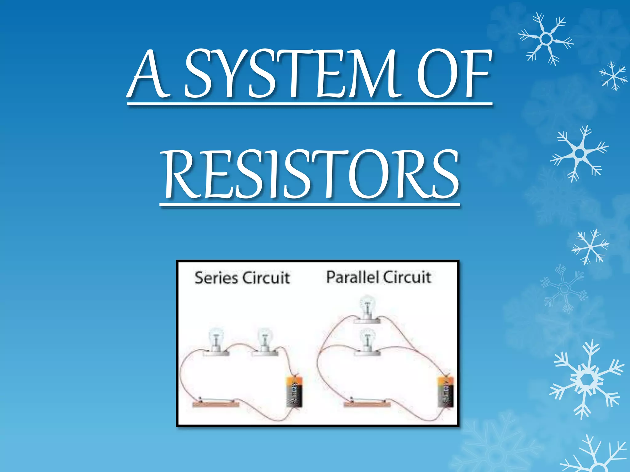 A system of resistors | PPTX