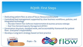 A systems approach to improving patient flow | PPTX