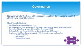 A systems approach to improving patient flow | PPTX