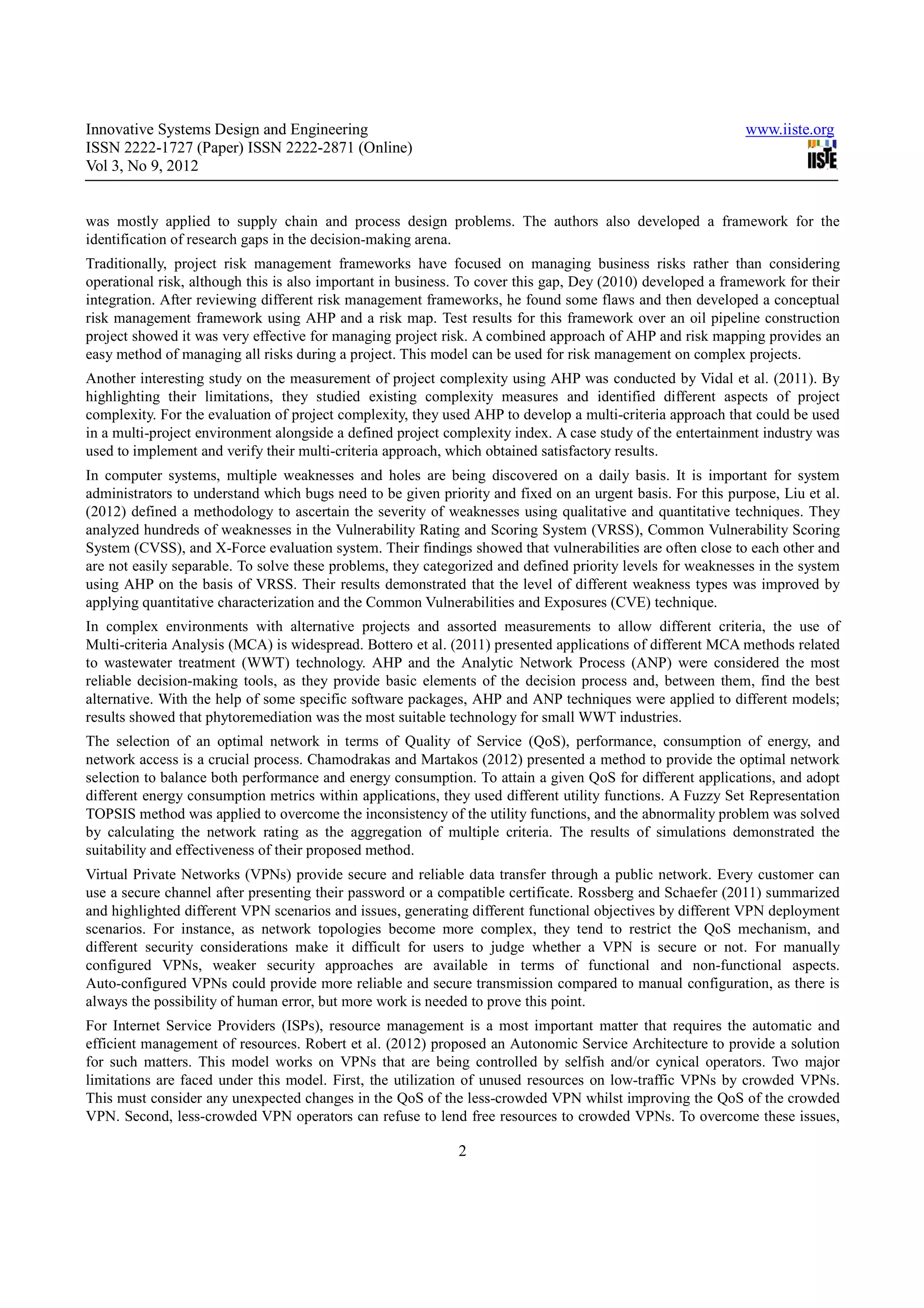 A systems engineering methodology for wide area network selection | PDF