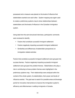 A systems perspective on canadian immigration uma maharaj | PDF