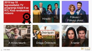 RTL Magyarország sajtóbeszélgetés 2019.06.03. | PPT