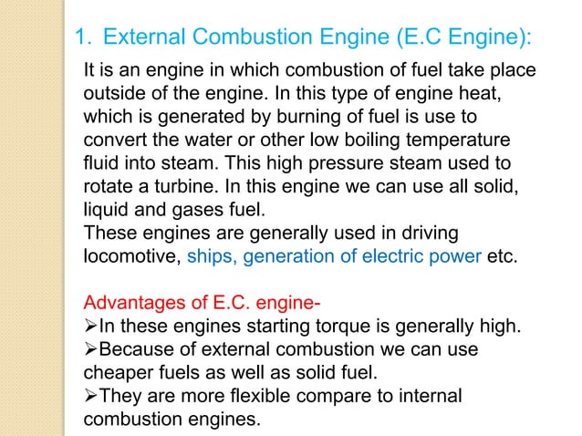 Internal combustion engine | PPTX
