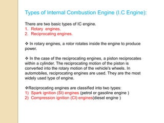 Internal combustion engine | PPTX