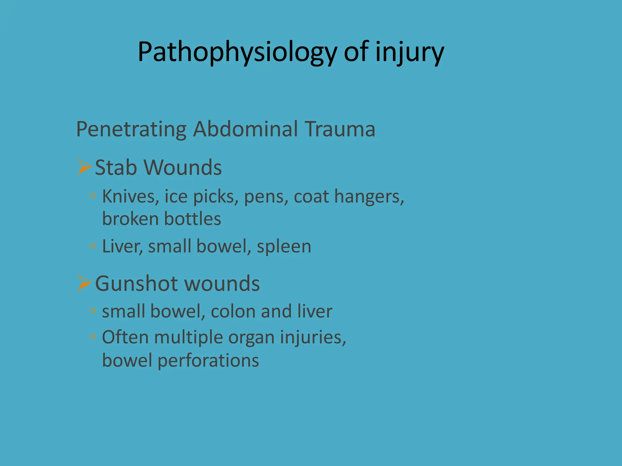 Abdominal trauma and assessment with primary and secondary survey. pptx ...