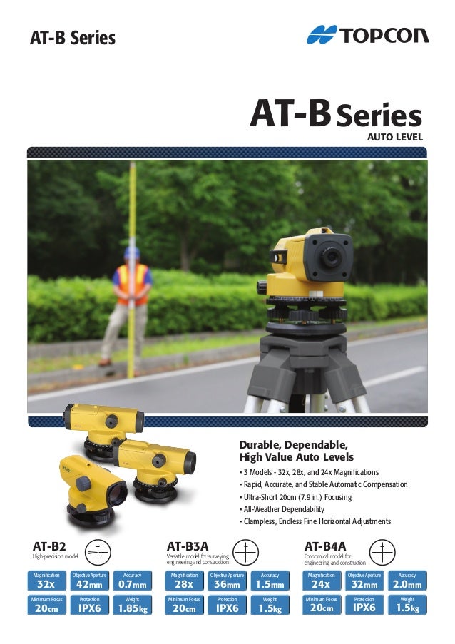 Auto Level Topcon AT-B4A Leveling Waterpas