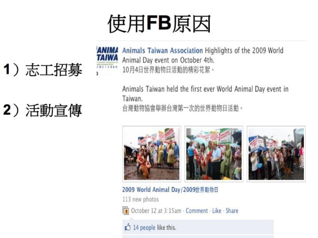 Animals Taiwan @ Facebook | ODP | Social Networking | Internet