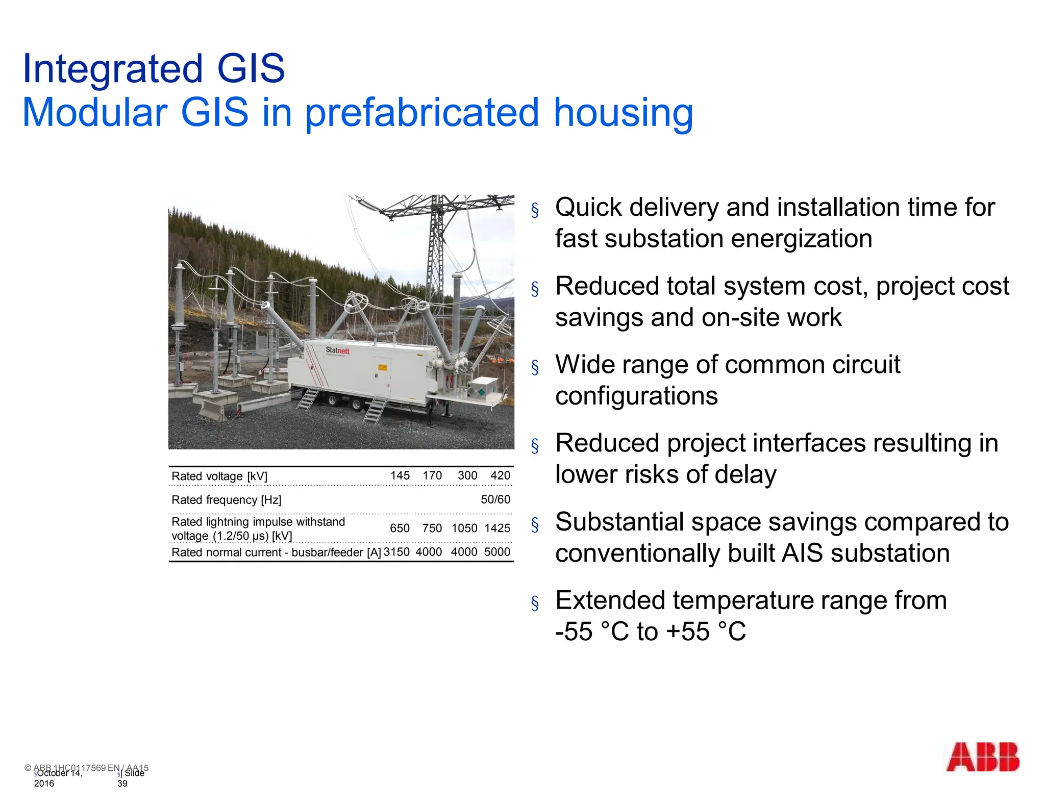 Gas Insulated Switchgear (GIS) - General Presentation | PDF