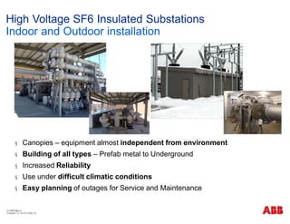 Gas Insulated Switchgear (GIS) - General Presentation | PDF