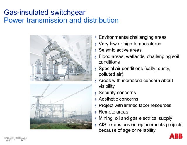 Gas Insulated Switchgear (GIS) - General Presentation | PDF