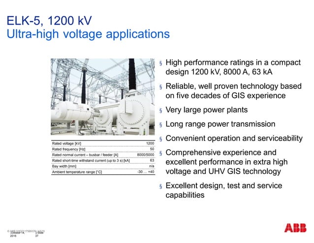 Gas Insulated Switchgear (GIS) - General Presentation | PDF