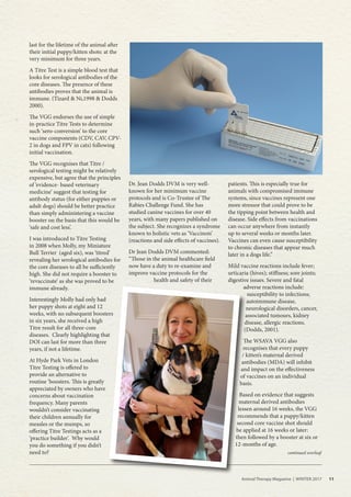 Is your dog vaccinated, re-vaccinated or immunised? | PDF