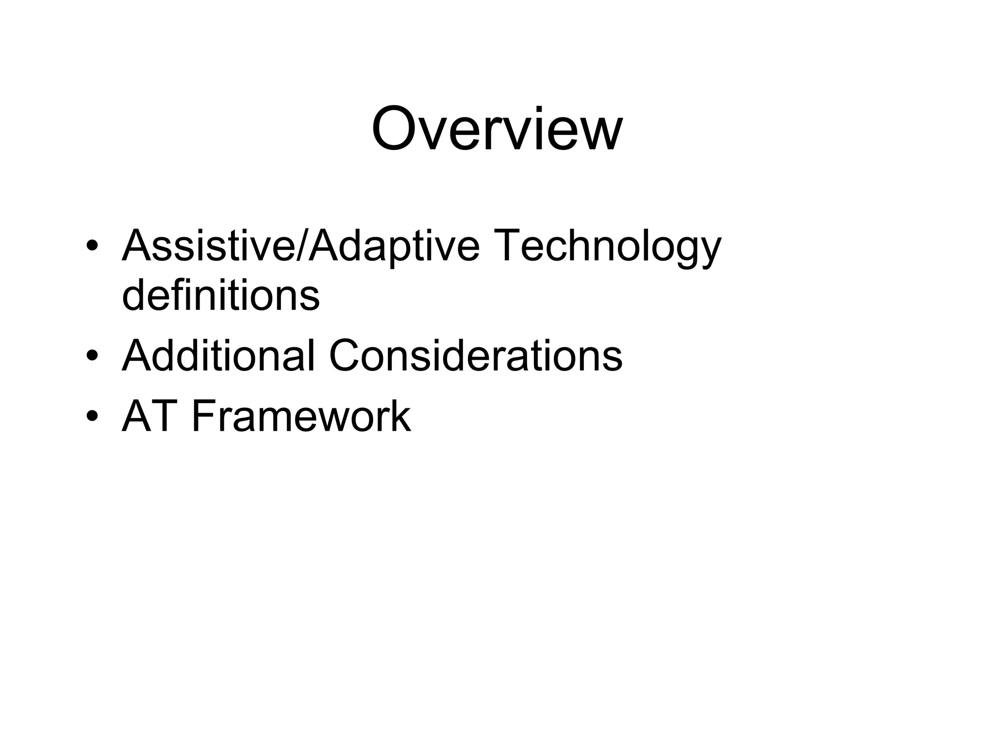 AAT Overview | PPT