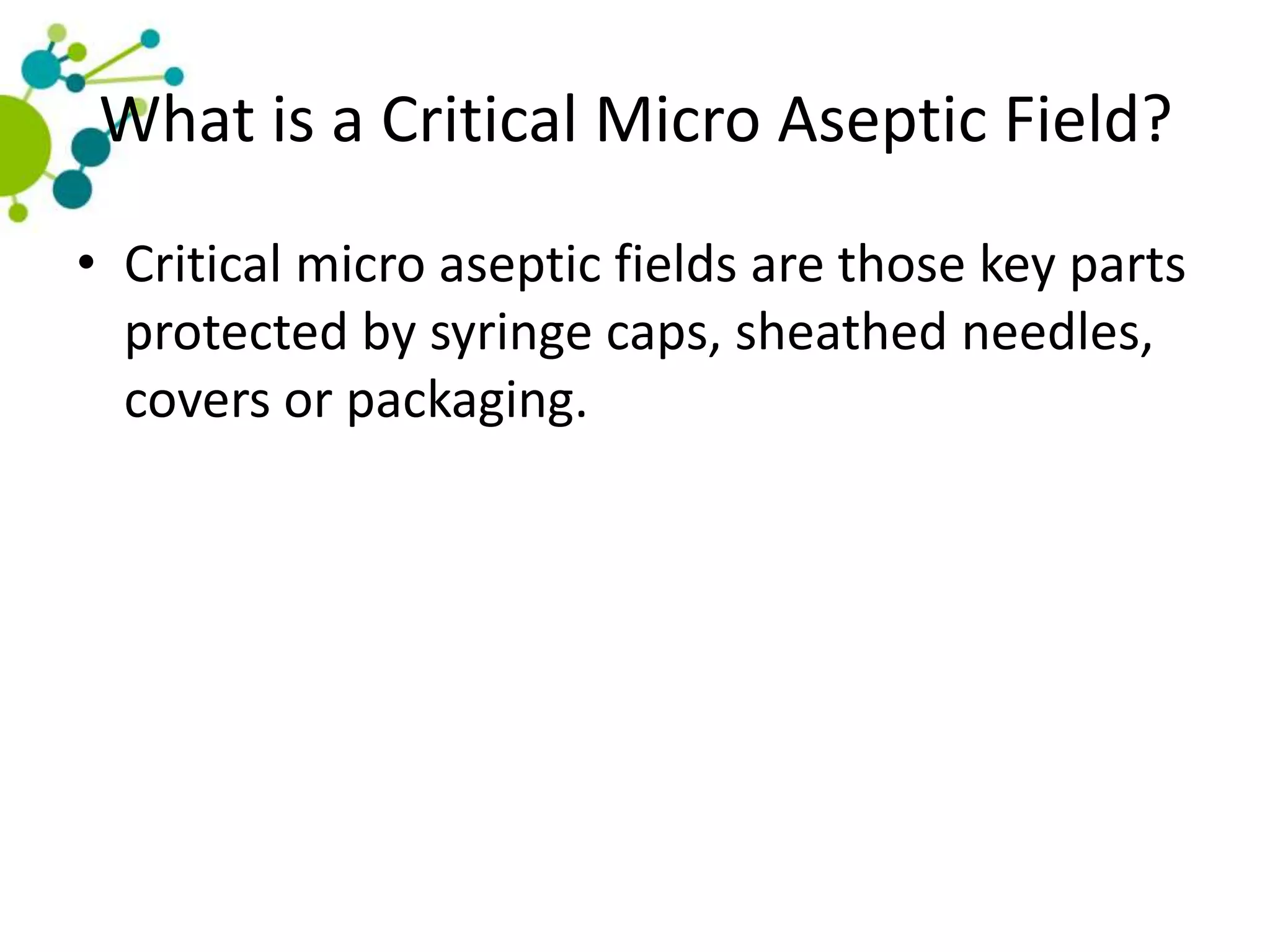 Aseptic Process Operation | PPTX