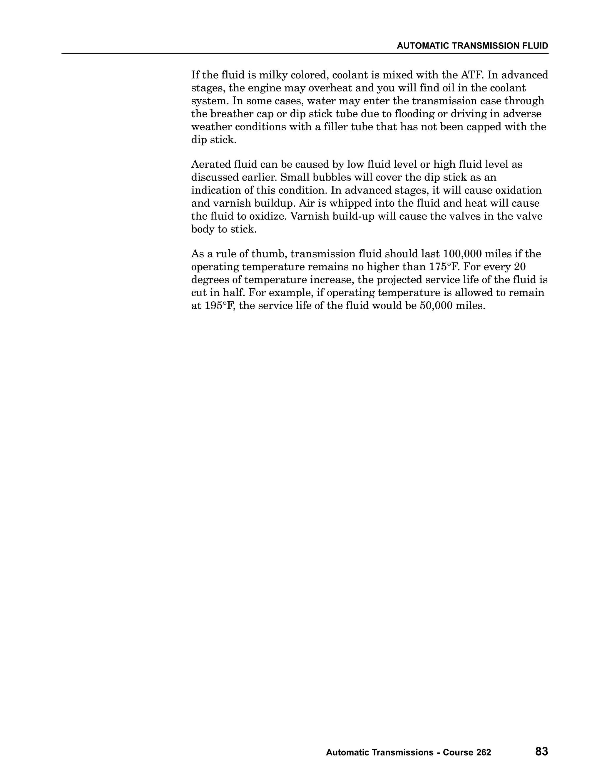 At06 automatic transmission fluid | PDF