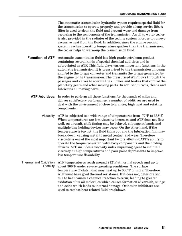 At06 automatic transmission fluid | PDF