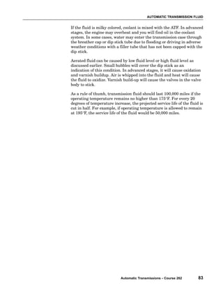 At06 automatic transmission fluid | PDF