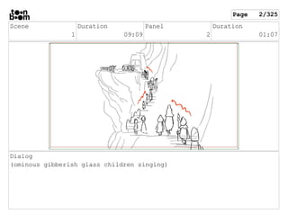 ATDL production storyboard dialogue setup sequence | PDF