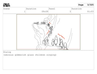 ATDL production storyboard dialogue setup sequence | PDF