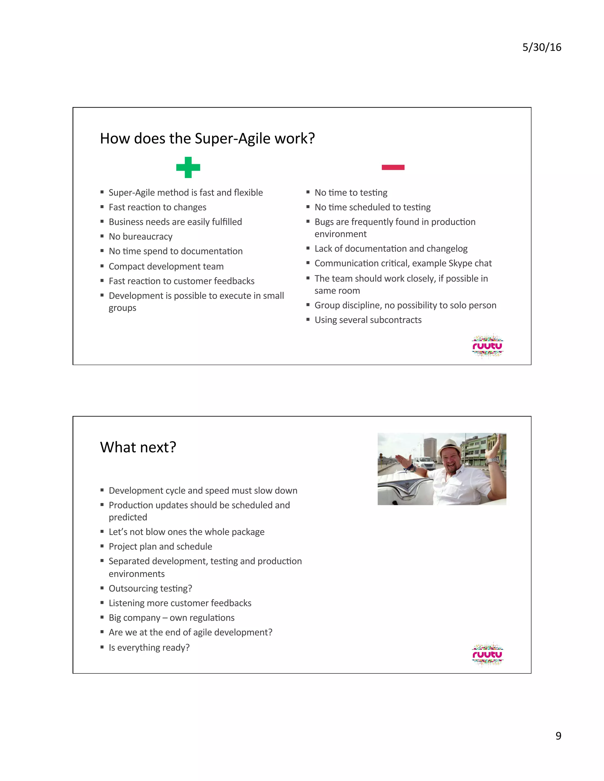 Testing in a Super-Agile Software Development Environment | PDF | Web ...