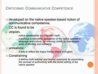 Moving from Communicative Competence towards Intercultural ...