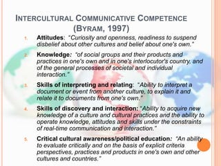 Moving from Communicative Competence towards Intercultural ...