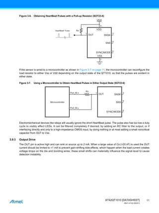 At42 qt1010 datasheet | PDF