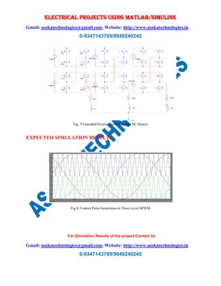 Matlab-based Simulation & Analysis of Three level SPWM Inverter | PDF