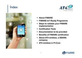 FIWARE IoT Ready Programme | PDF
