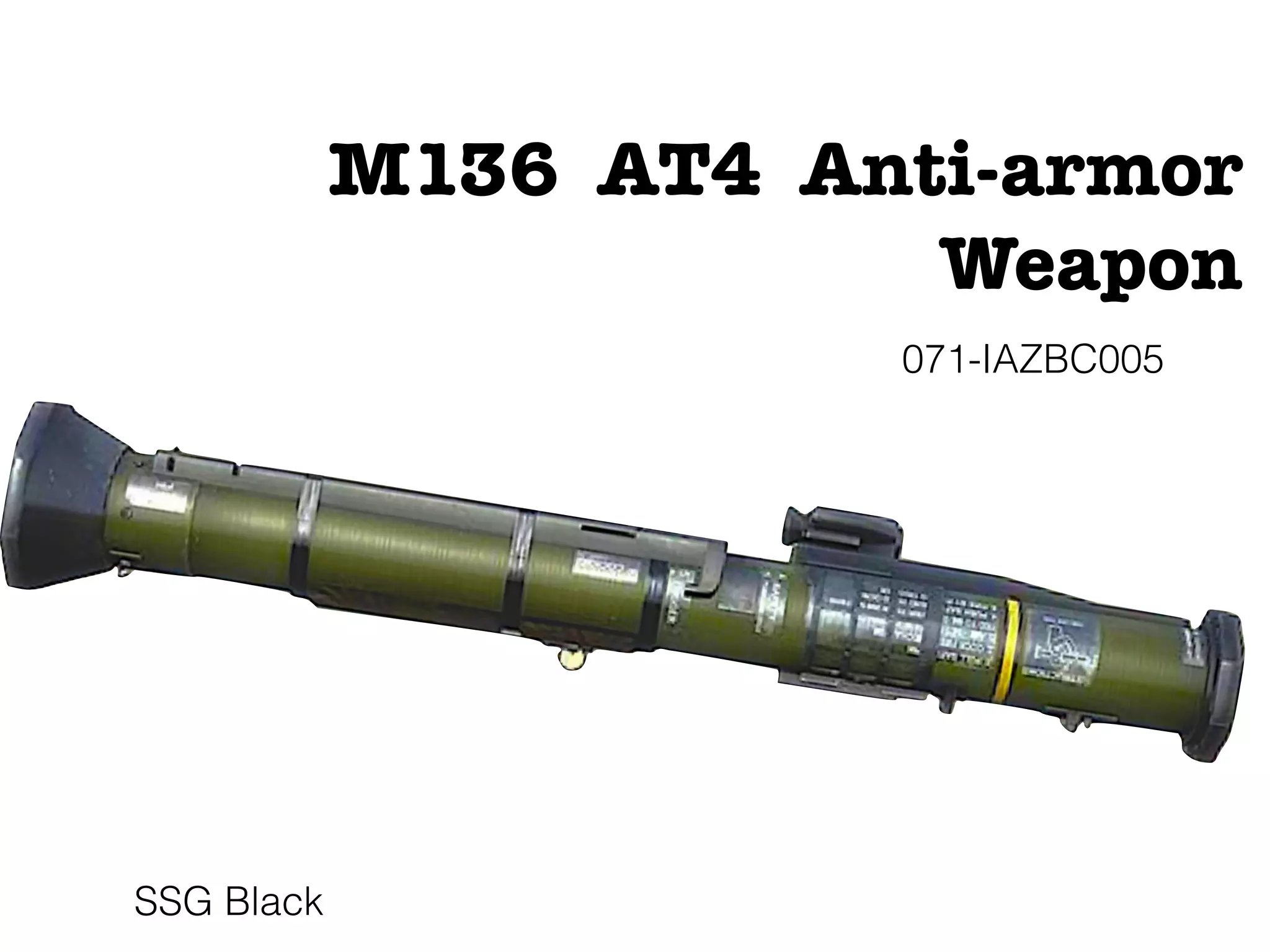 SSG Black AT-4 Class | PDF | Arms & Ammunition | Sensitive Topics