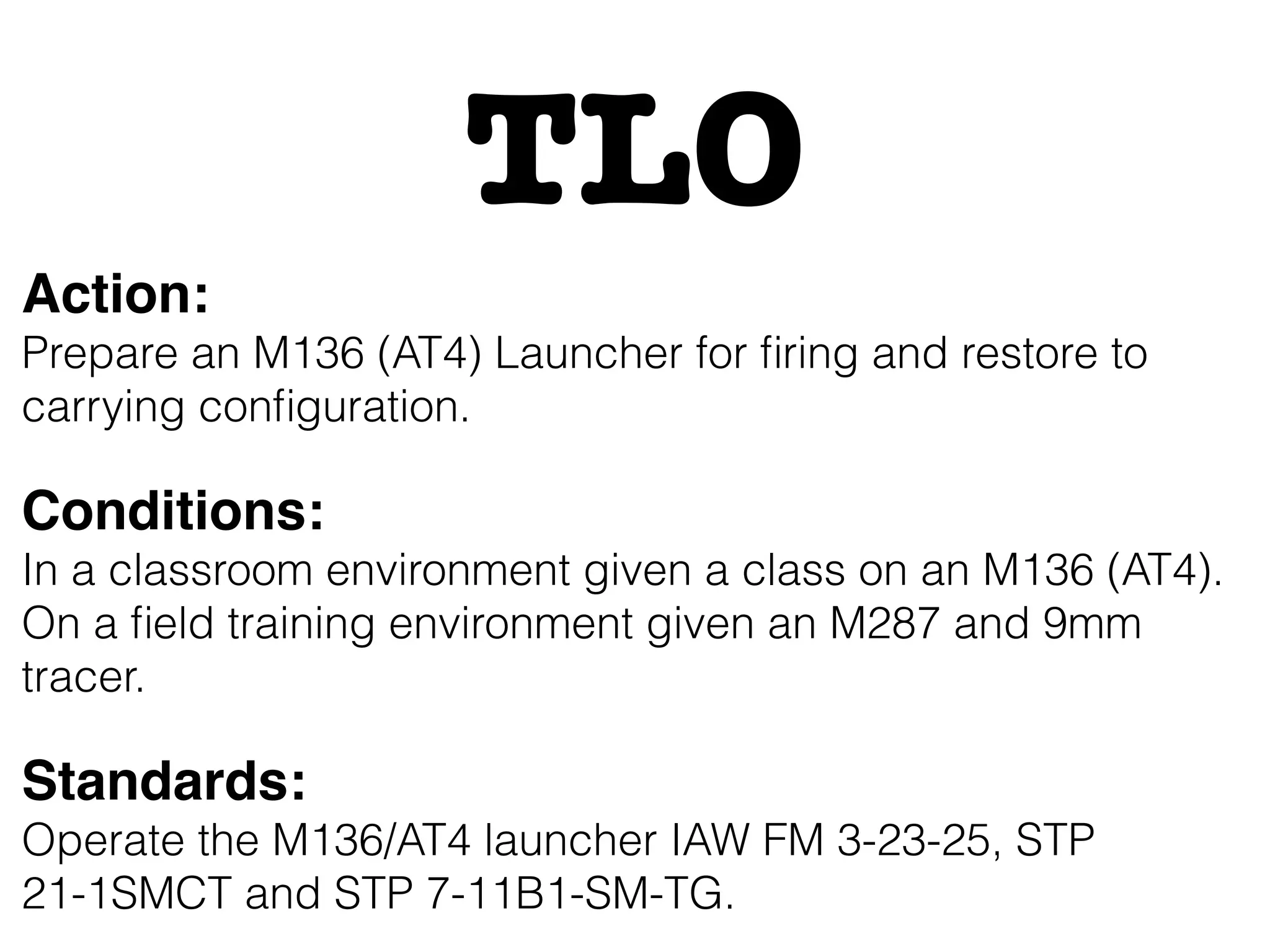 SSG Black AT-4 Class | PDF
