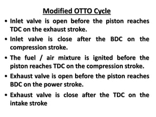 Introduction to Spark ignition four stroke engine | PPTX