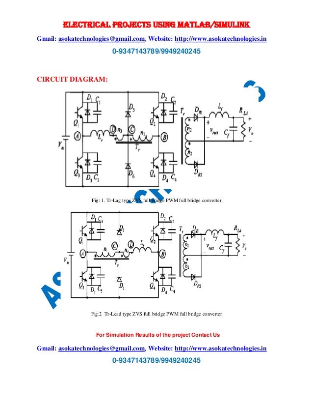 Simulation And Analysis Of Zero Voltage Switching Pwm Full Bridge Con