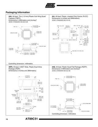 AT89C51 Data sheets | PDF