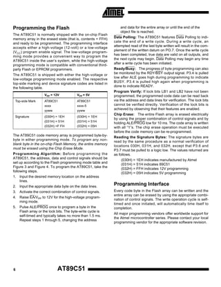 AT89C51 Data sheets | PDF