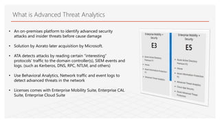Advanced Threat Analytics - Introduction | PPTX