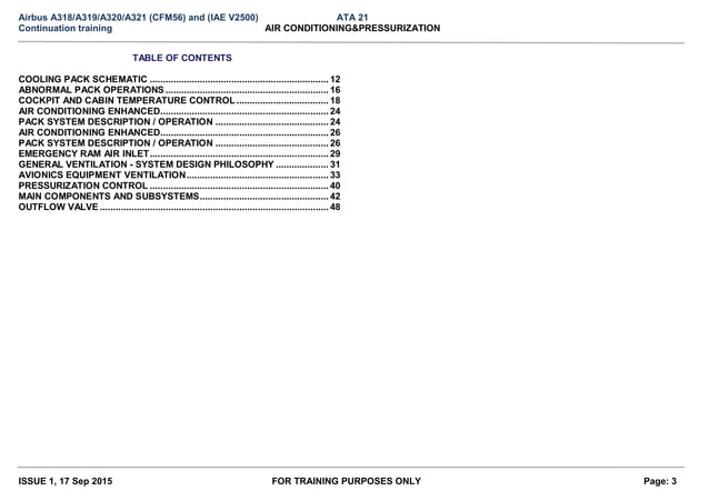 ATA 21 AIR CONDITIONING FOR AIRBUS 320.pdf | Aviation Industry | Industries