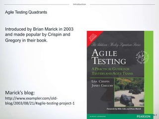 Agile testing quadrants | PPTX