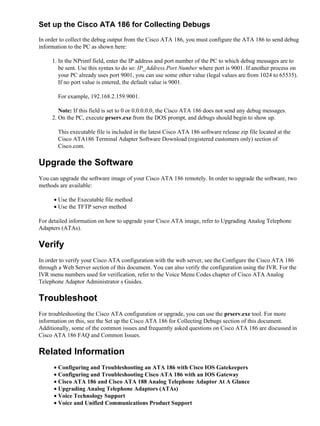 Ata basicconfig | PDF
