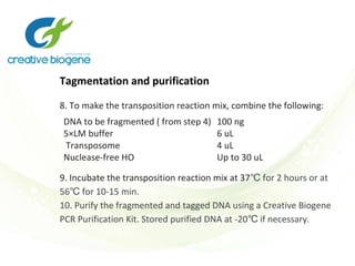 ATAC-seq protocol--Creative Biogene | PPT