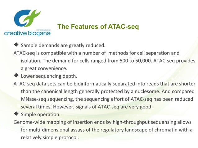 ATAC-seq protocol--Creative Biogene | PPT