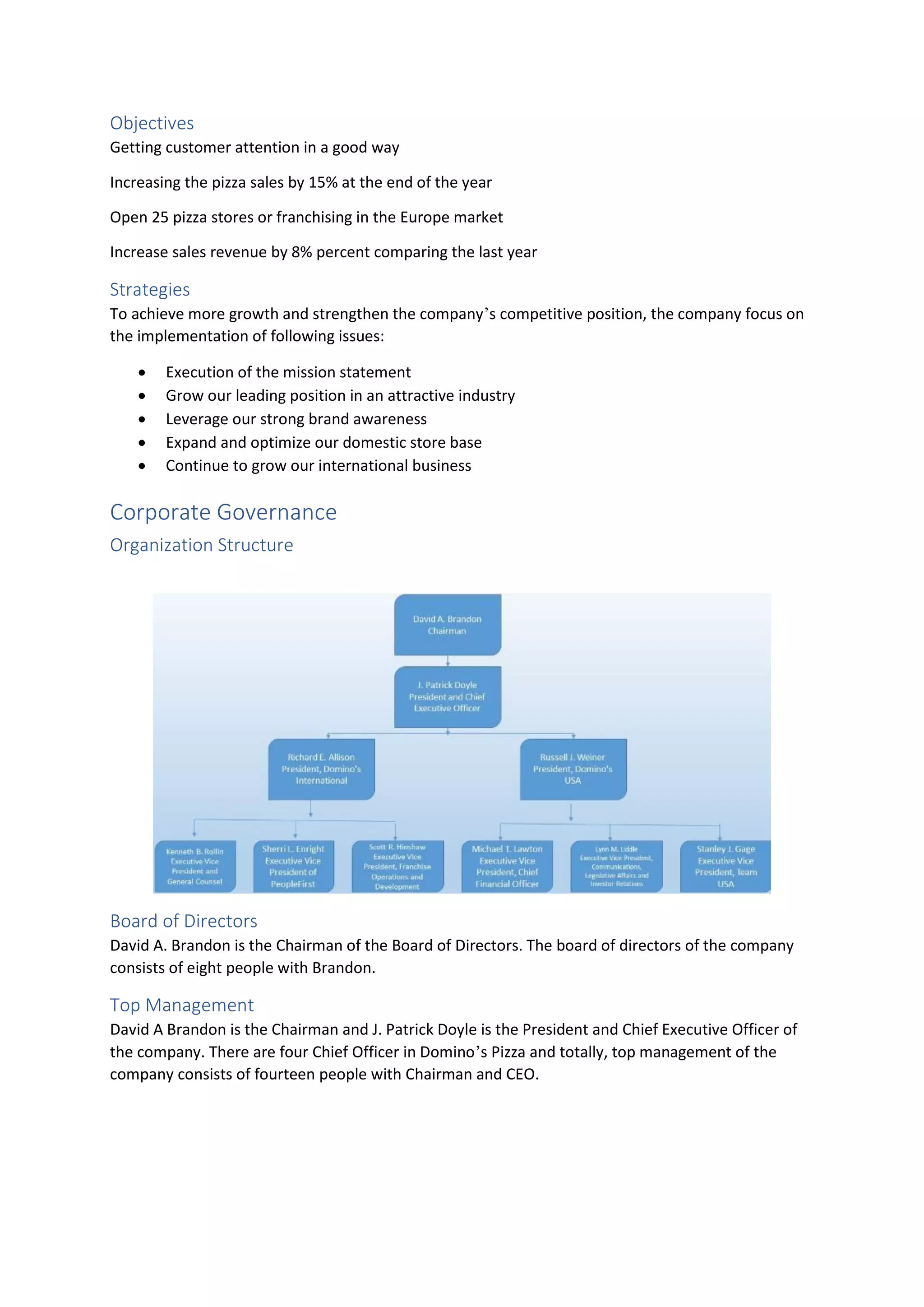 Strategic Case Analysis of Domino's Pizza | PDF